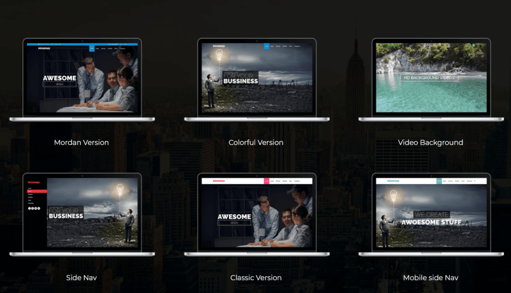 Modern - Multipurpose Responsive HTML Template