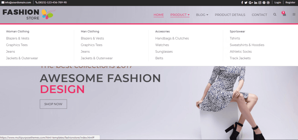Shop Studio - Responsive HTML Template