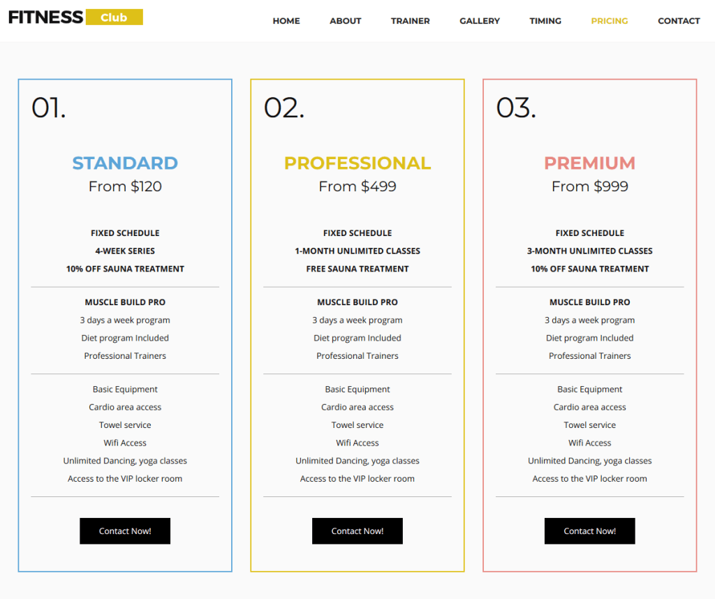 FIT - Responsive Parallax One Page HTML Template