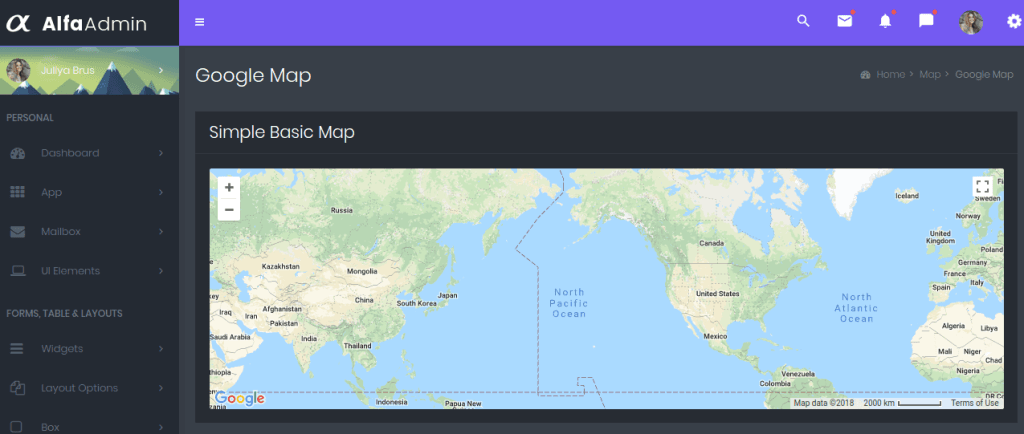 Alfa - Responsive Bootstrap 4 Admin Template