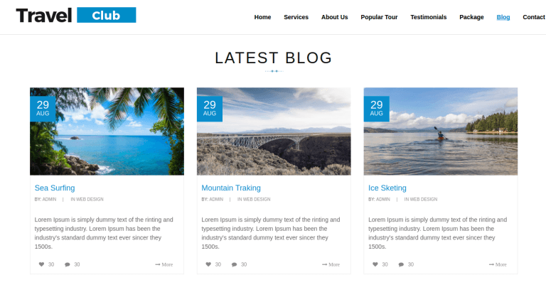 Travel - Multipurpose Html Template