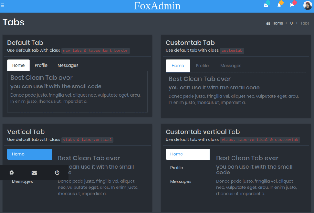 tab - MultiPurpose Themes