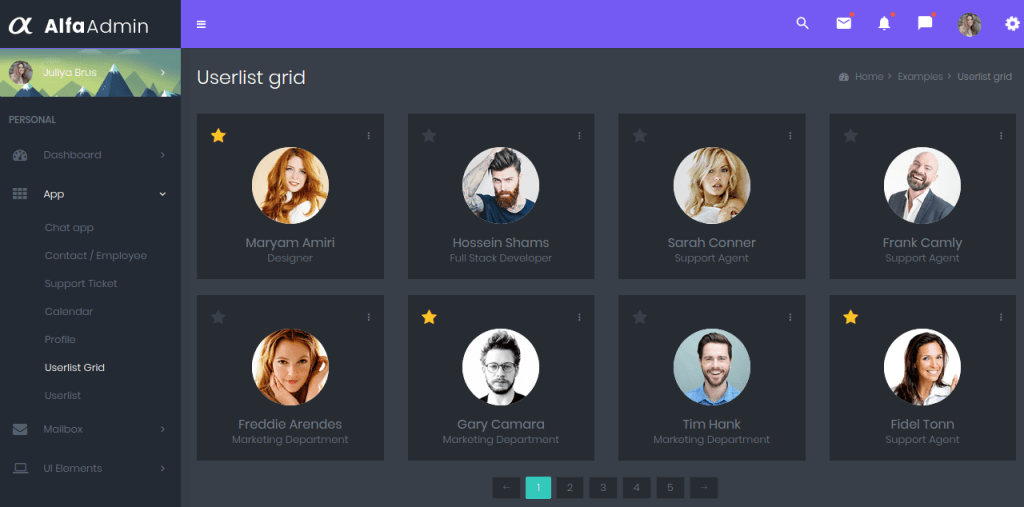 Alfa - Responsive Bootstrap 4 Admin Template