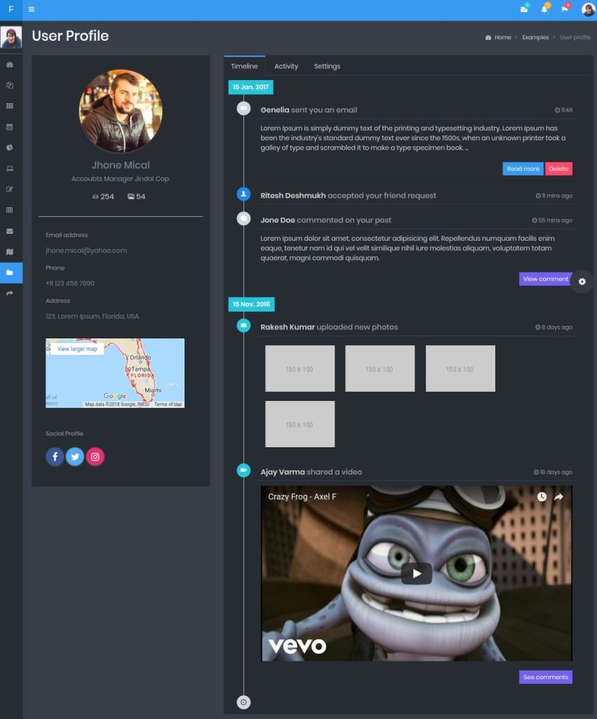 Fox - Multipurpose Bootstrap 4 Admin Dashboard Template + UI Kit