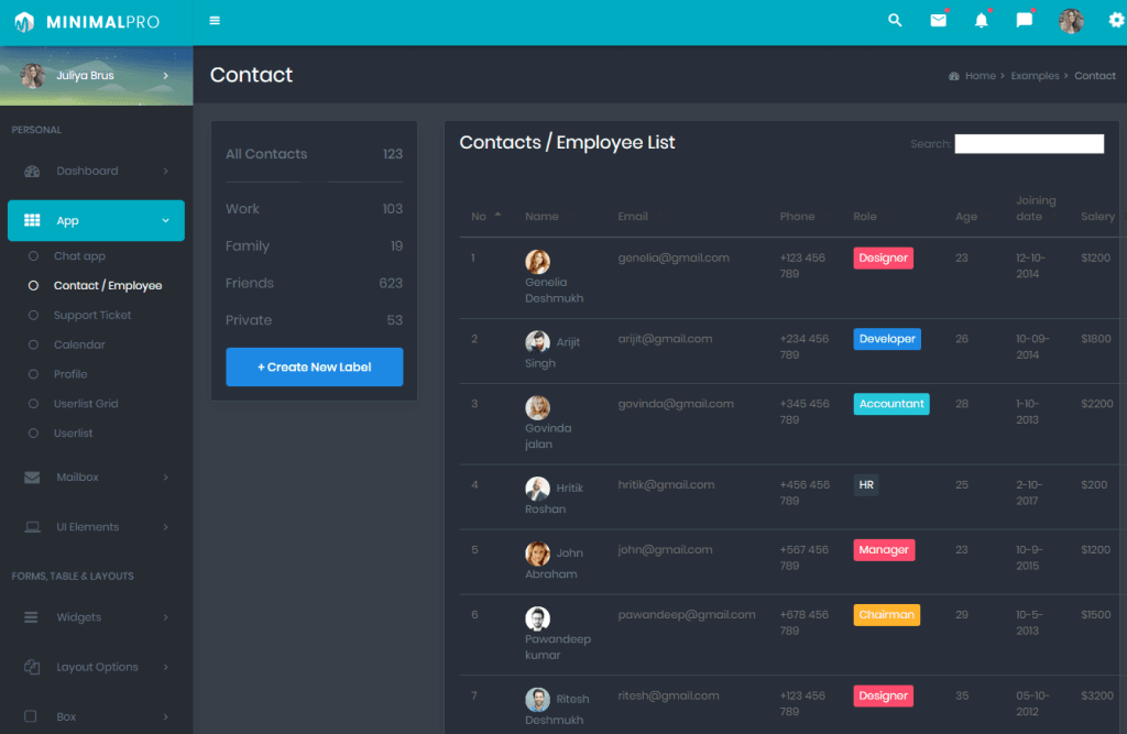 Minimal Pro - Responsive Bootstrap 4 Admin Template