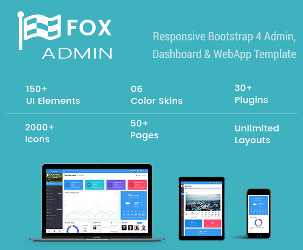 fox admin - MultiPurpose Themes