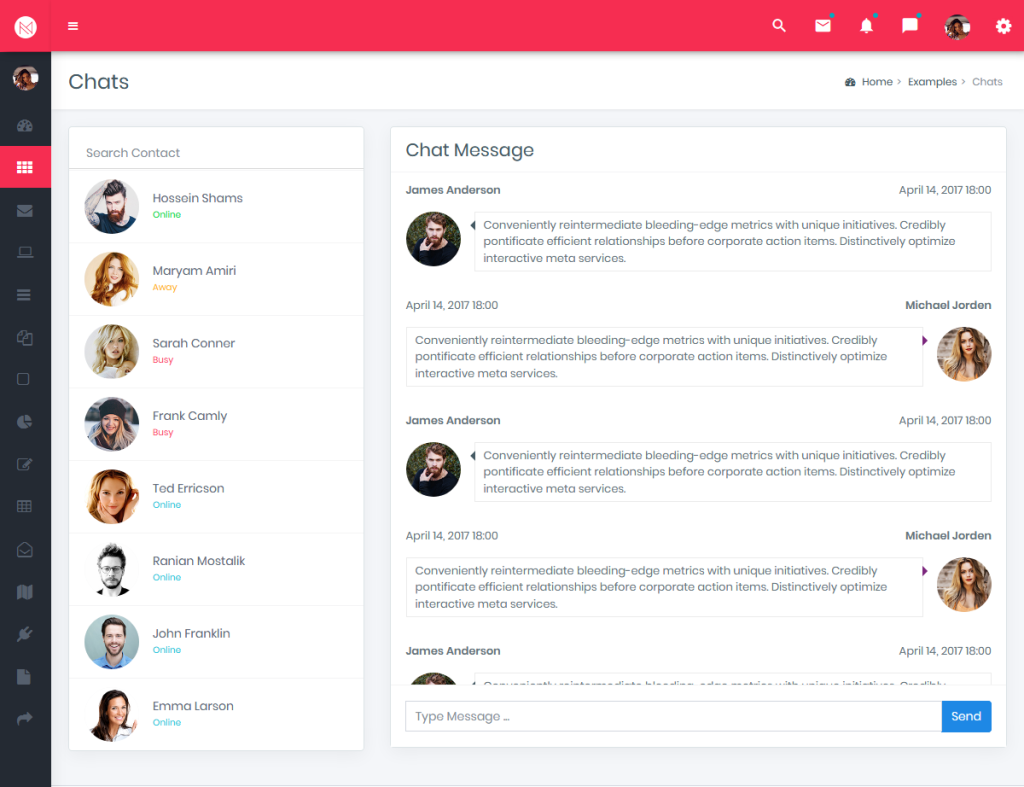 Minimal Lite Mini Sidebar - Responsive Bootstrap Admin Templates