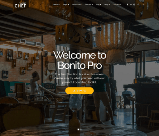 Restaurant Business Premium HTML Templates of 2018