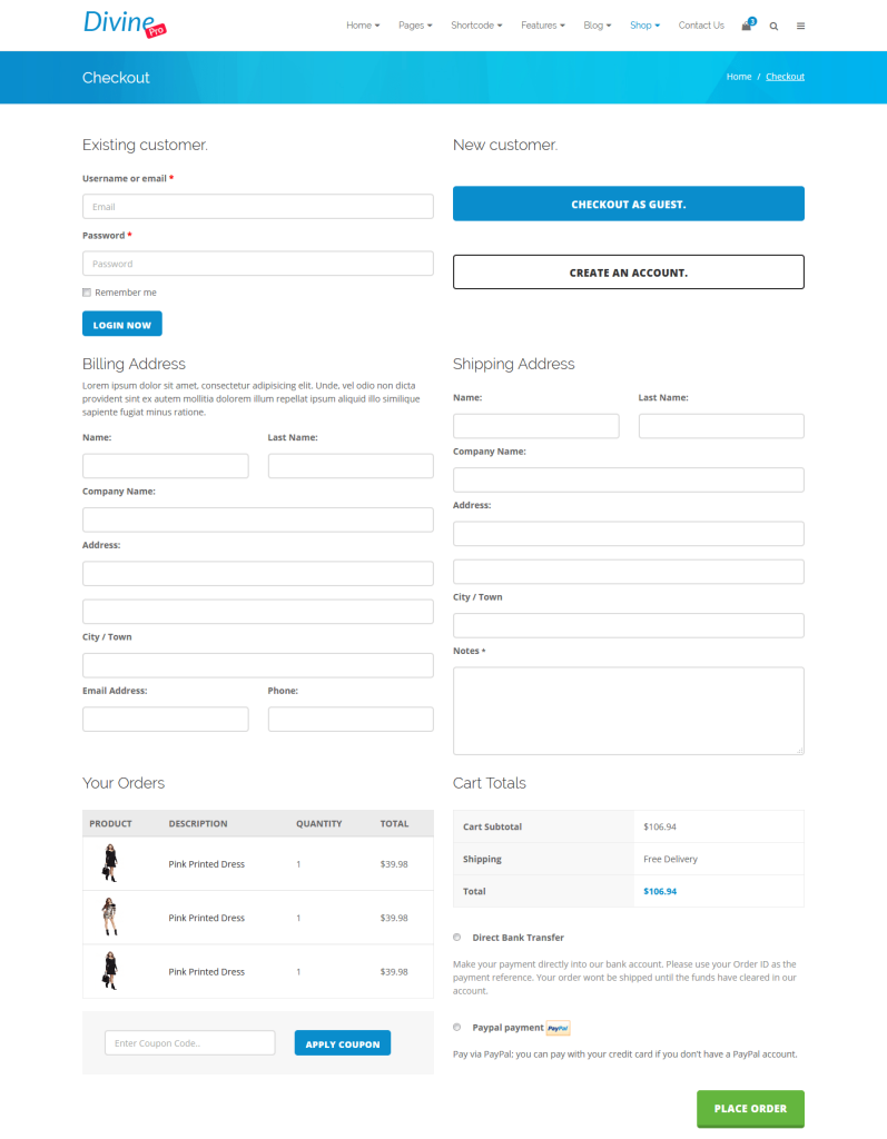 Restaurant Business Premium HTML Templates of 2018