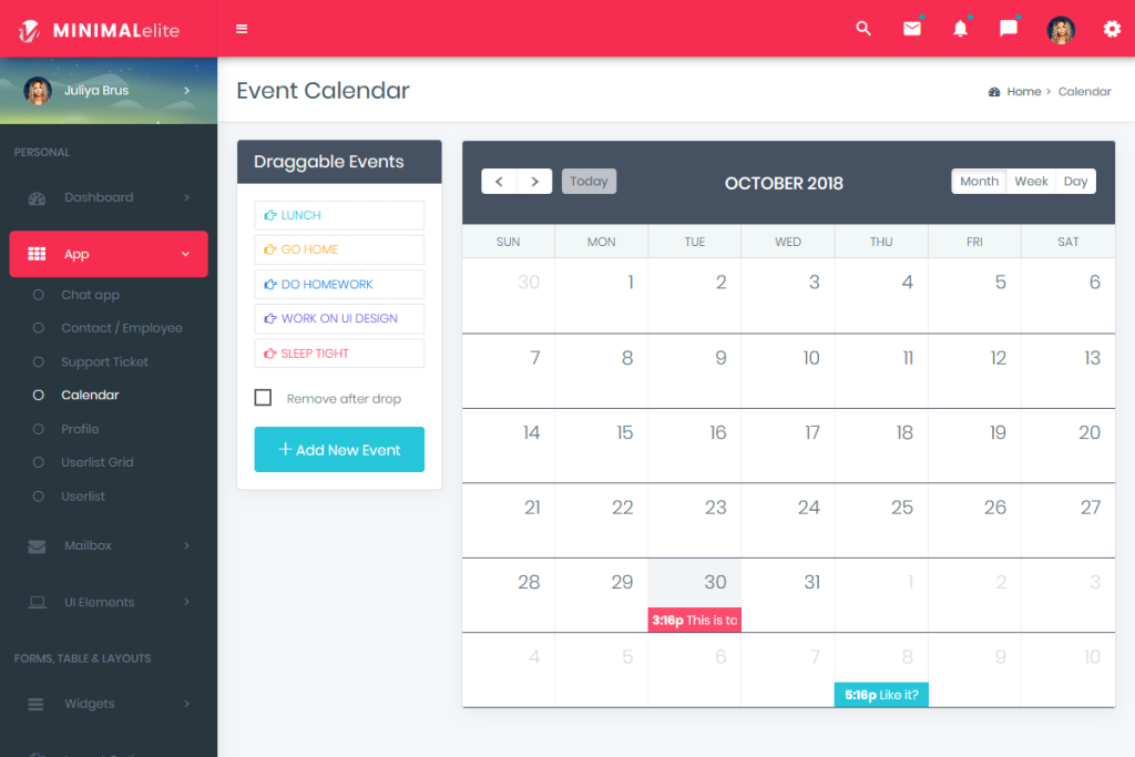 Admin Templates Bootstrap Minimal elite Admin WebApps Templates