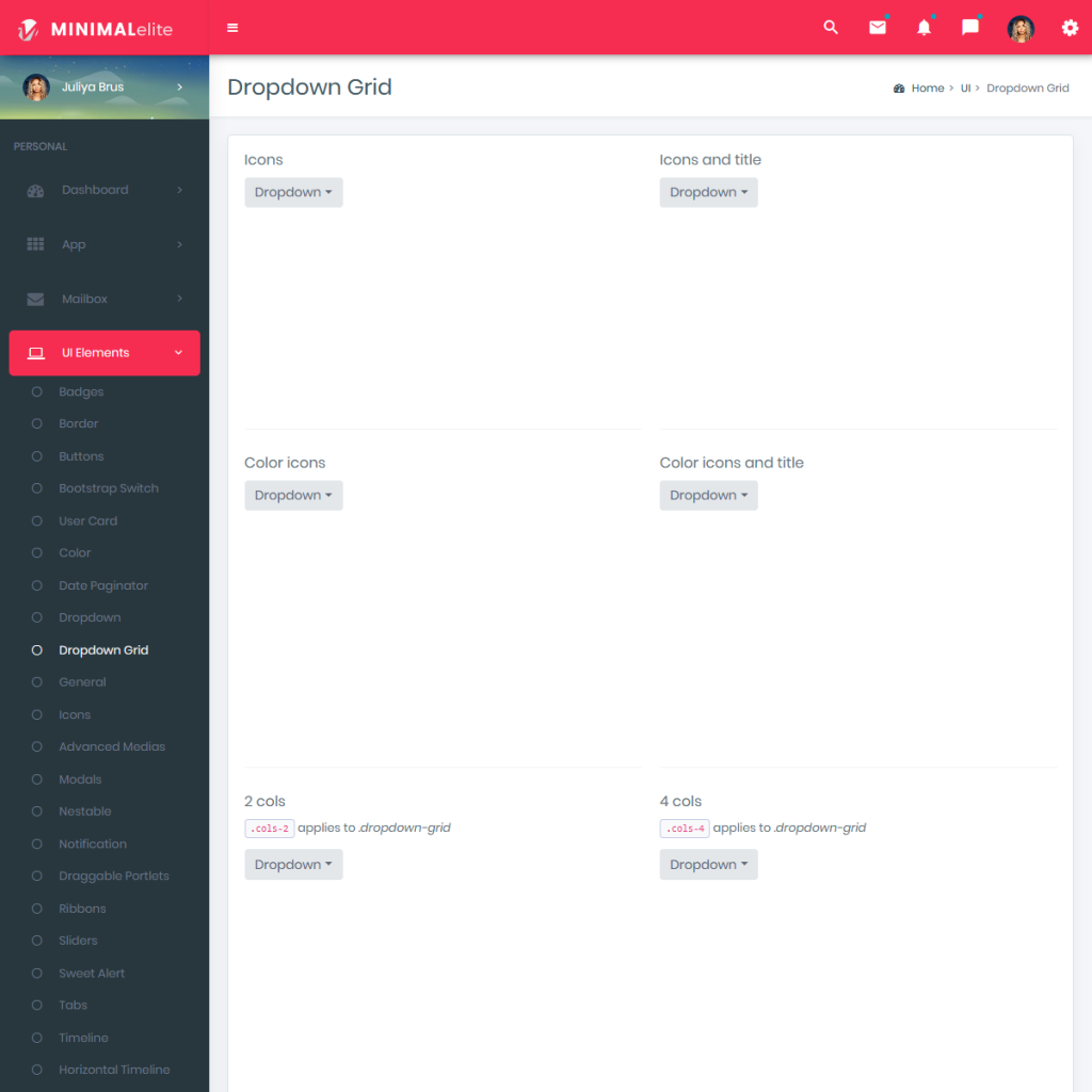 Minimal elite Admin - Bootstrap 4 Admin Dashboard Templates and WebApps ...