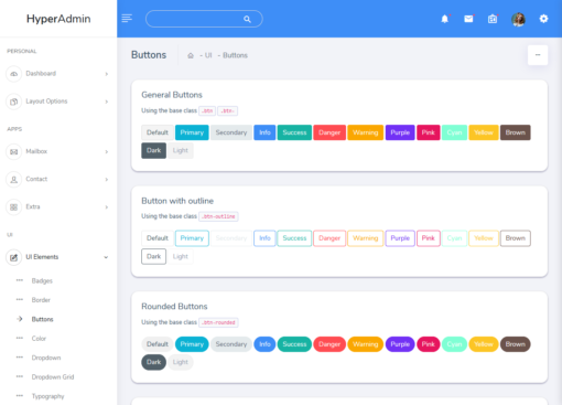 Hyper Dashboard Admin Templates for Multipurpose