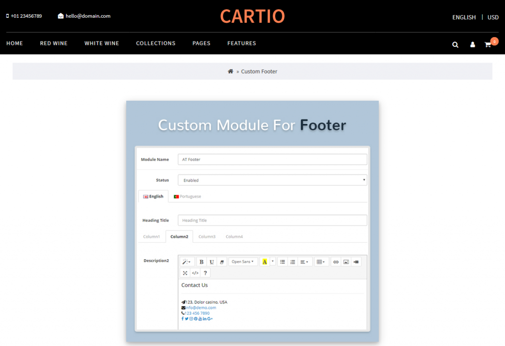 Cartio - Multi-Purpose Responsive Opencart Themes - MultiPurpose Themes