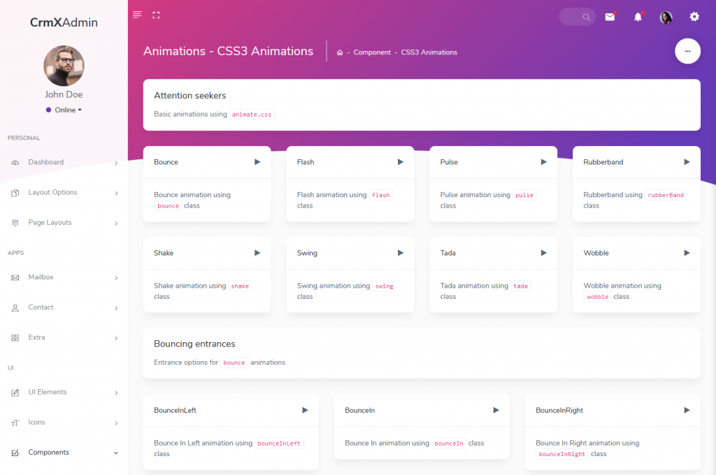 CrmX Hospital Responsive Admin Dashboard - MultiPurpose Themes