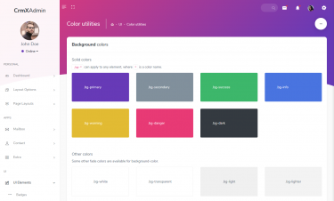 CrmX Hospital Responsive Admin Dashboard - MultiPurpose Themes