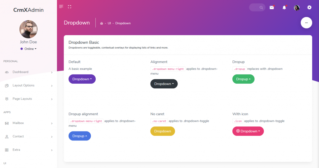 CrmX Hospital Responsive Admin Dashboard - MultiPurpose Themes