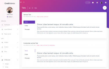 CrmX Hospital Responsive Admin Dashboard - MultiPurpose Themes