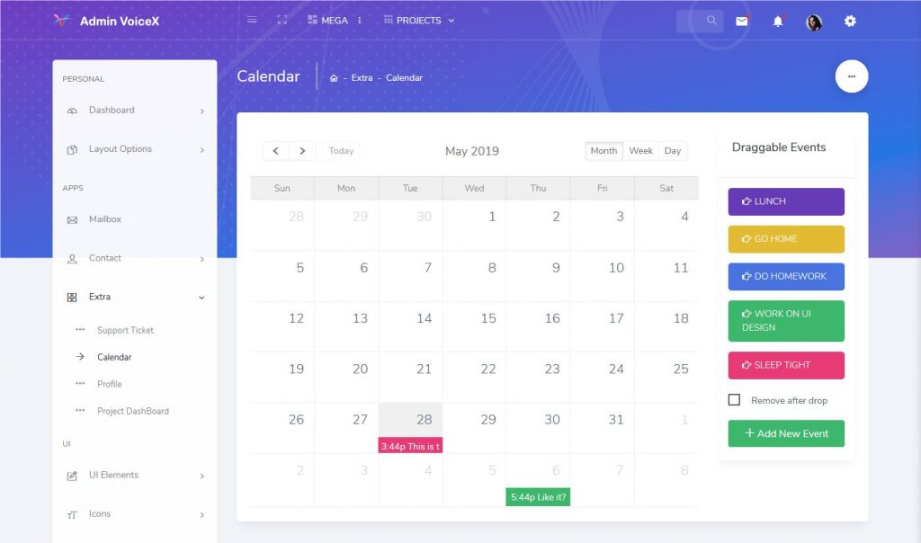 VoiceX Admin - Bootstrap Admin Dashboard Template - MultiPurpose Themes