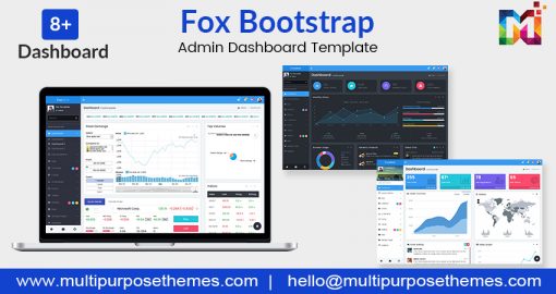 Fox-Bootstrap-Admin-Dashboard-Template-850x450 - MultiPurpose Themes