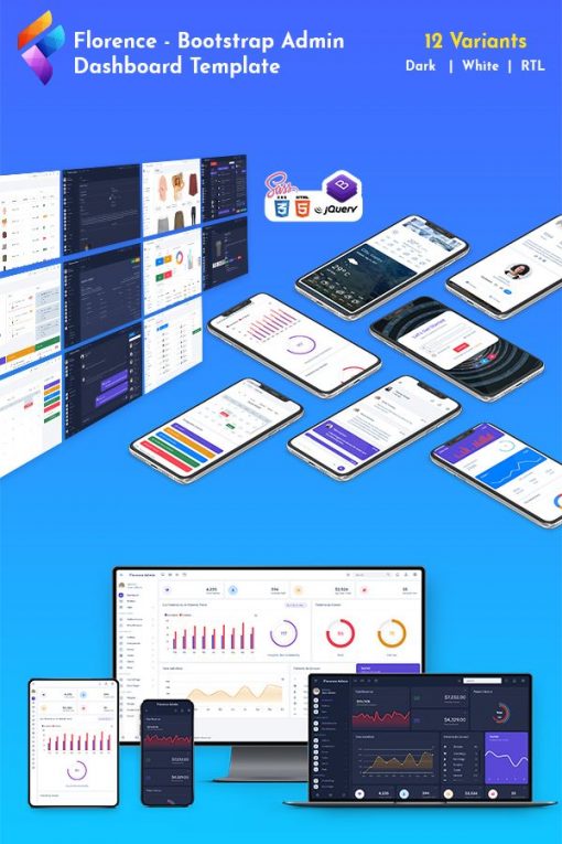 Responsive Web Application Kit | Analytical Dashboard