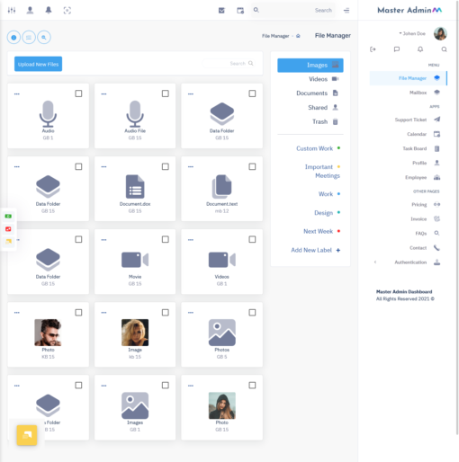 Master Responsive Bootstrap 5 Admin Template | Admin Panel