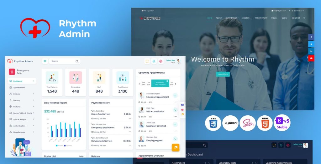 Fully Featured Admin Theme for CRM and CMS - MultiPurpose Themes