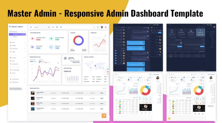 Admin Panel Dashboard - MultiPurpose Themes
