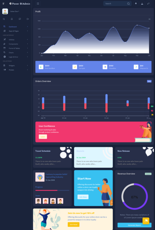 Bootstrap UI Kit Template - MultiPurpose Themes
