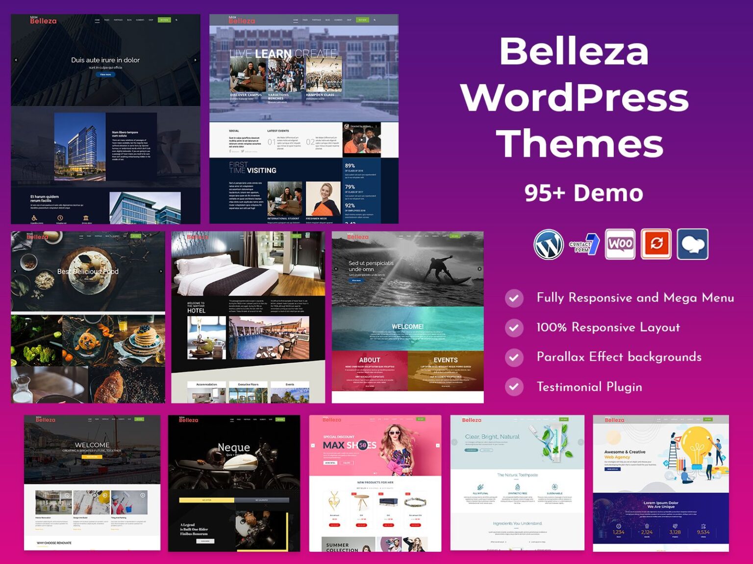 Business Premium WordPress Theme with 100% Responsive Layout