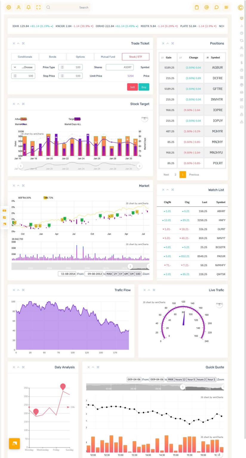ICO User Dashboard Template - MultiPurpose Themes