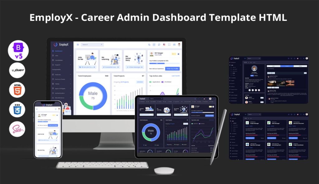 Bootstrap 5 Admin Template - MultiPurpose Themes