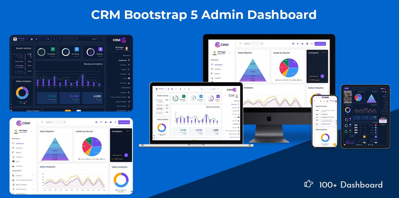 Bootstrap 5 Admin Templates - MultiPurpose Themes