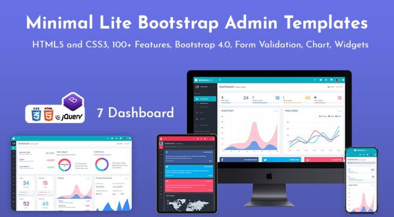 Bootstrap Admin Template - MultiPurpose Themes