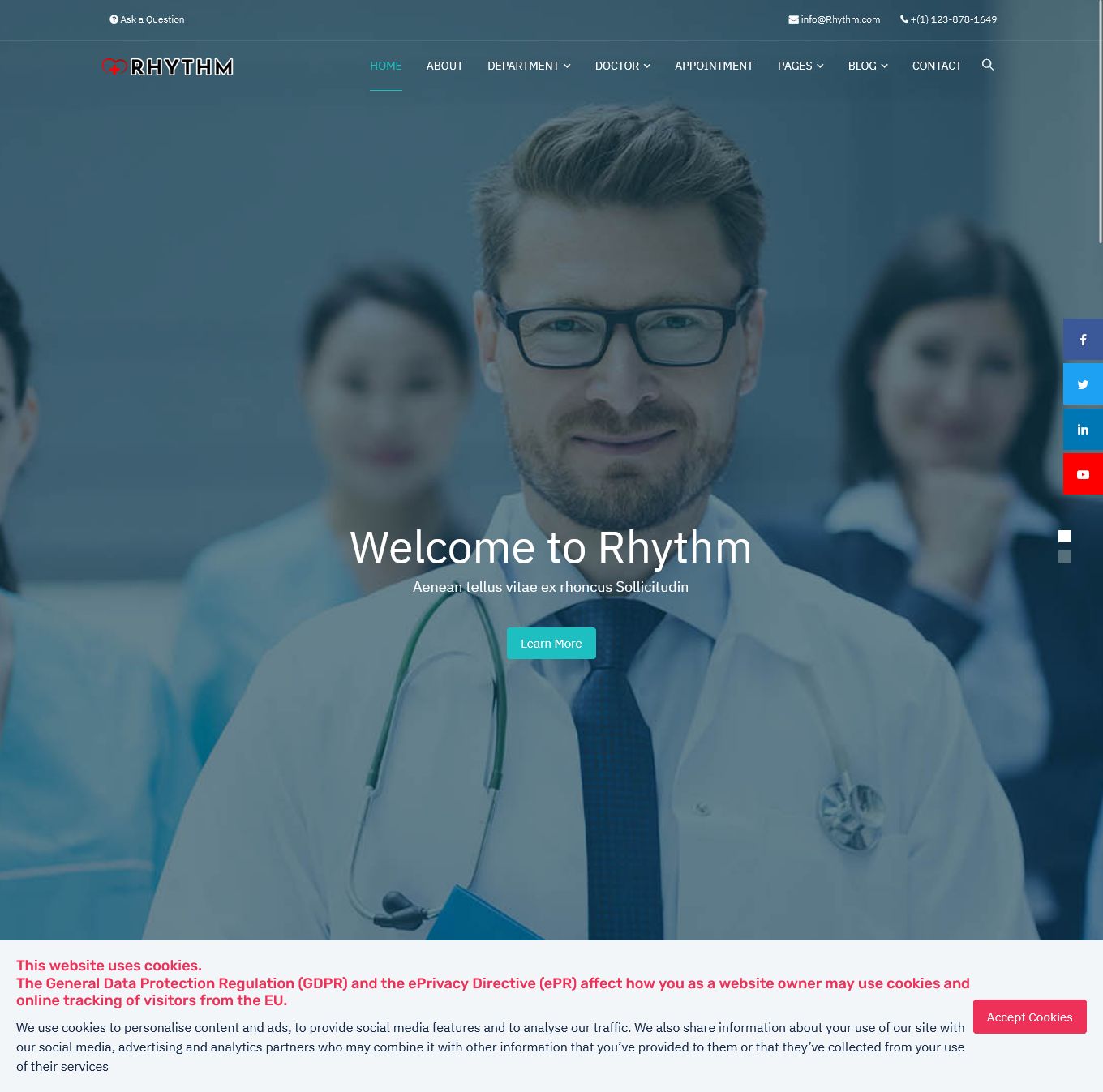 Rhythm HomePage - MultiPurpose Themes