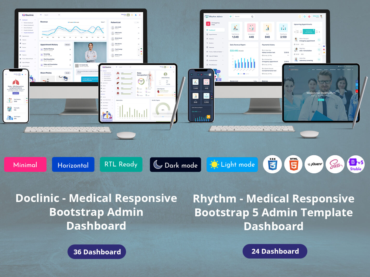 Medical Healthcare Dashboard Admin Template - MultiPurpose Themes