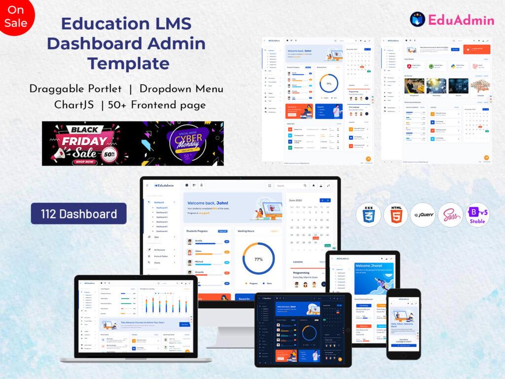 Education-LMS-Dashboard-Admin-Template205 - MultiPurpose Themes