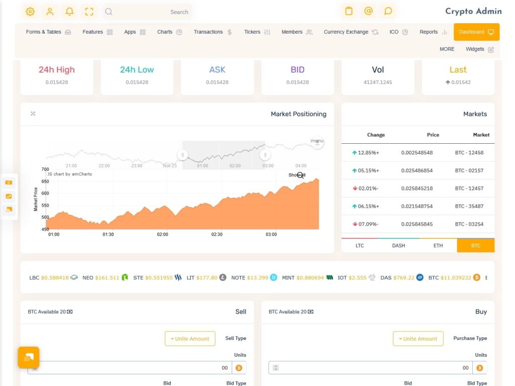 Best Bitcoin CryptoCurrency Template With Bootstrap UI Kit