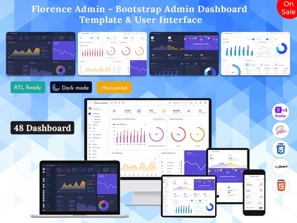 Florence-Bootstrap-Admin-Dashboard-Template - MultiPurpose Themes