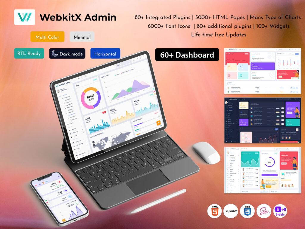 WebkitX-Bootstrap-Admin-Template123 - MultiPurpose Themes