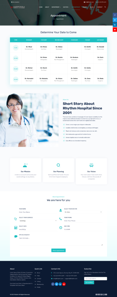 Hospital Software Dashboard Bootstrap 5 Template