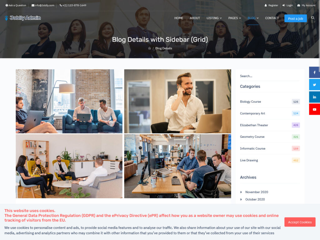 our best Job Portal Dashboard Design & HTML Template