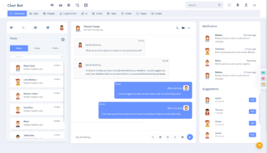 Desktop Chatbot UI Design - Simplify Chatbot Integration