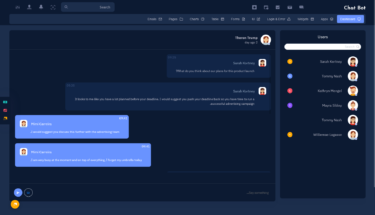 Chatbot Software Dashboard Bootstrap 5 UI framework