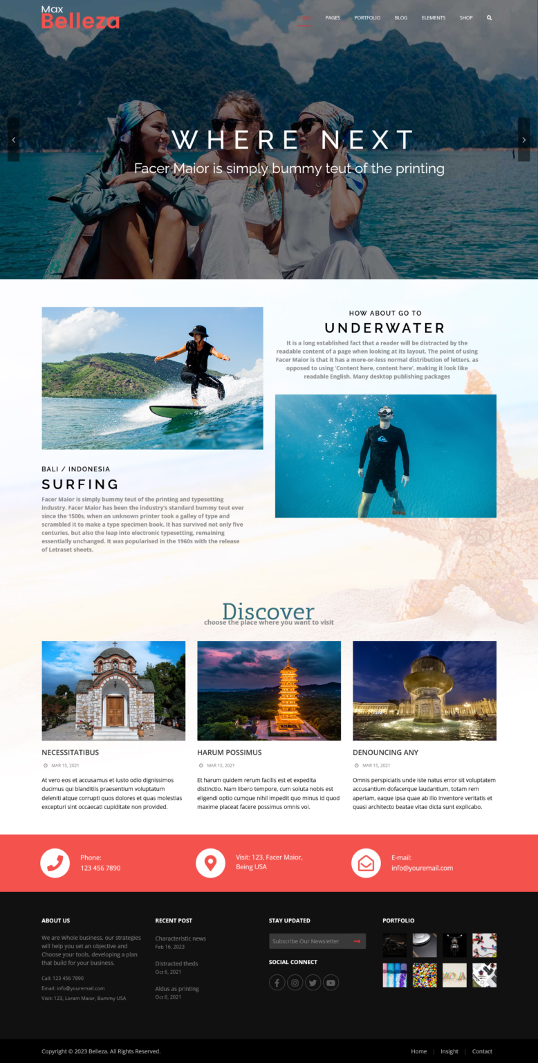 Travel - MultiPurpose Themes