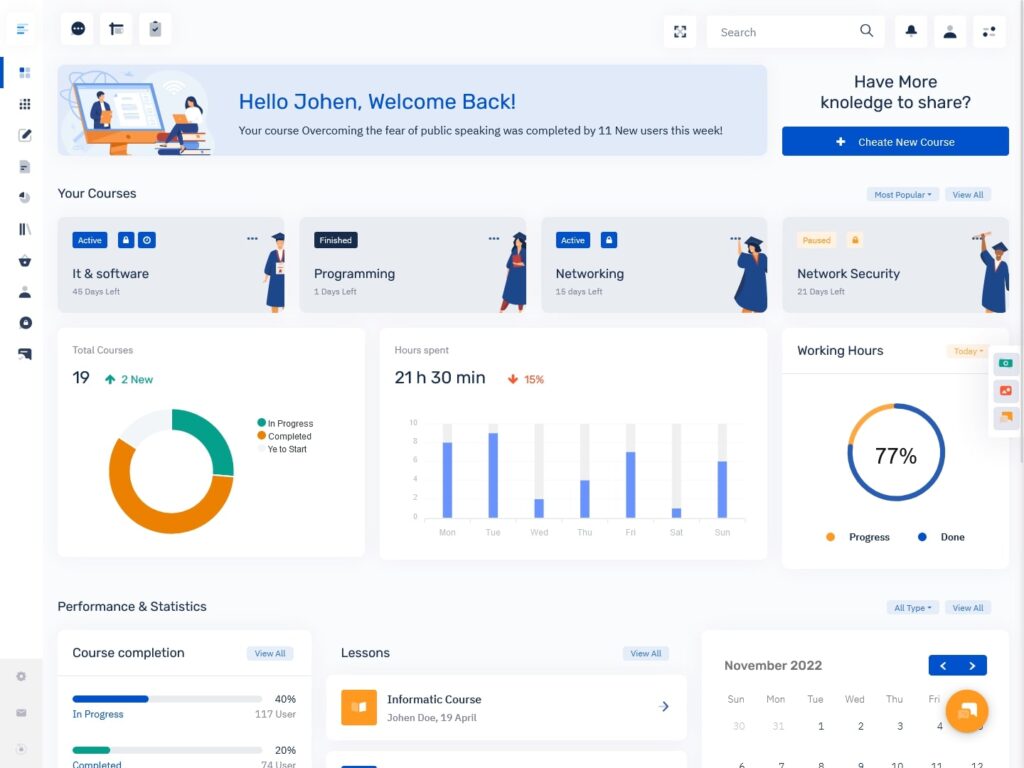 Building Effective LMS Dashboards: Key Features and Design Tips