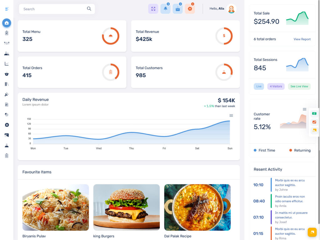 Riday Admin - LTR Admin Panel Dashboard in Light & Dark Version