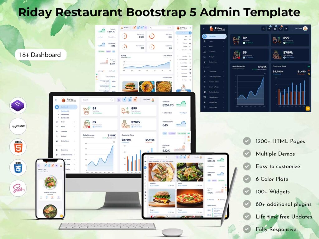 Riday-Restaurant-Bootstrap-5-Admin-Template - MultiPurpose Themes