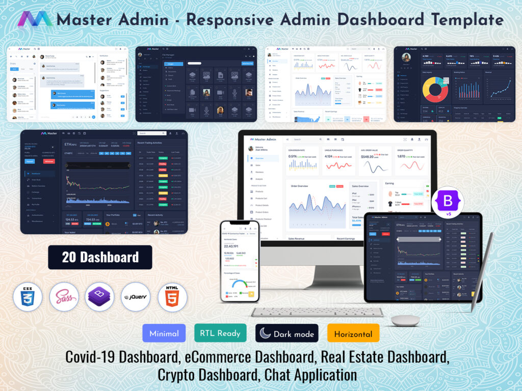 Master Admin - Responsive Admin Dashboard Template - MultiPurpose Themes