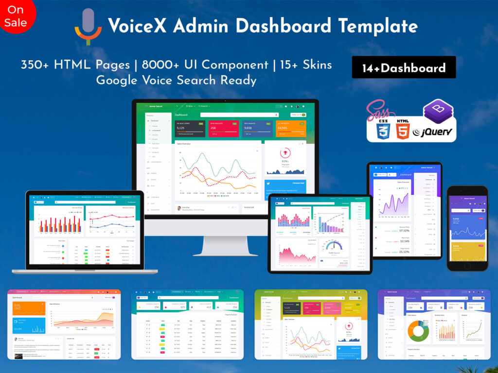 VoiceX-Admin-Dashboard-Template - MultiPurpose Themes