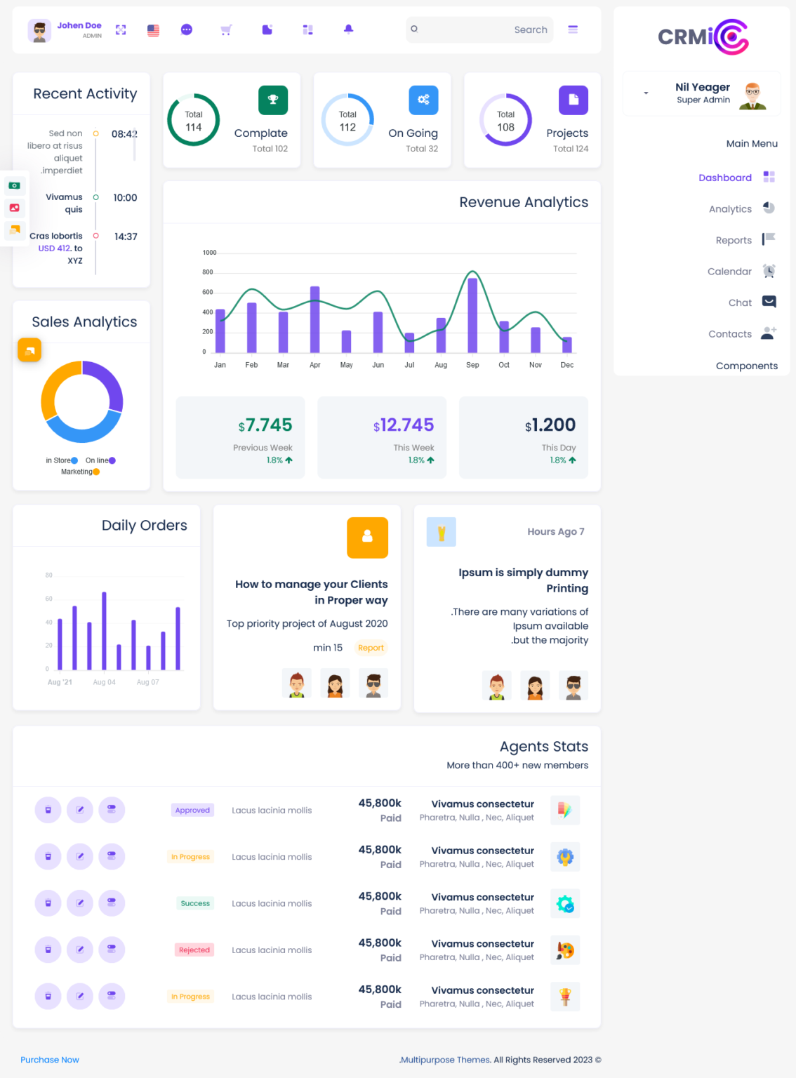2-CRMi - CRM2 - MultiPurpose Themes
